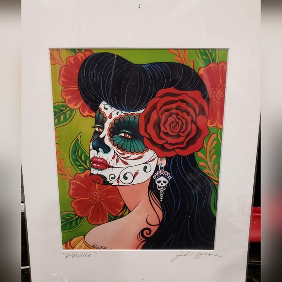 John S. Huerta | Art | Veronica Signed By John S Huerta 1x14 Matted Art ...